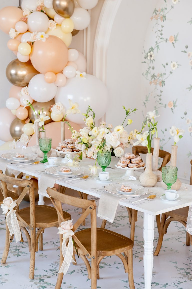 Charlie’s Café: Floral French Café Themed Birthday Party - Mint Room ...