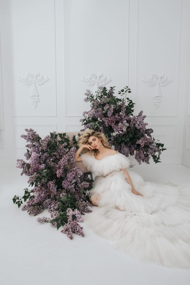 A Moody and Lilac-Filled Fashion Shoot at Mint Room Studios - Mint Room ...